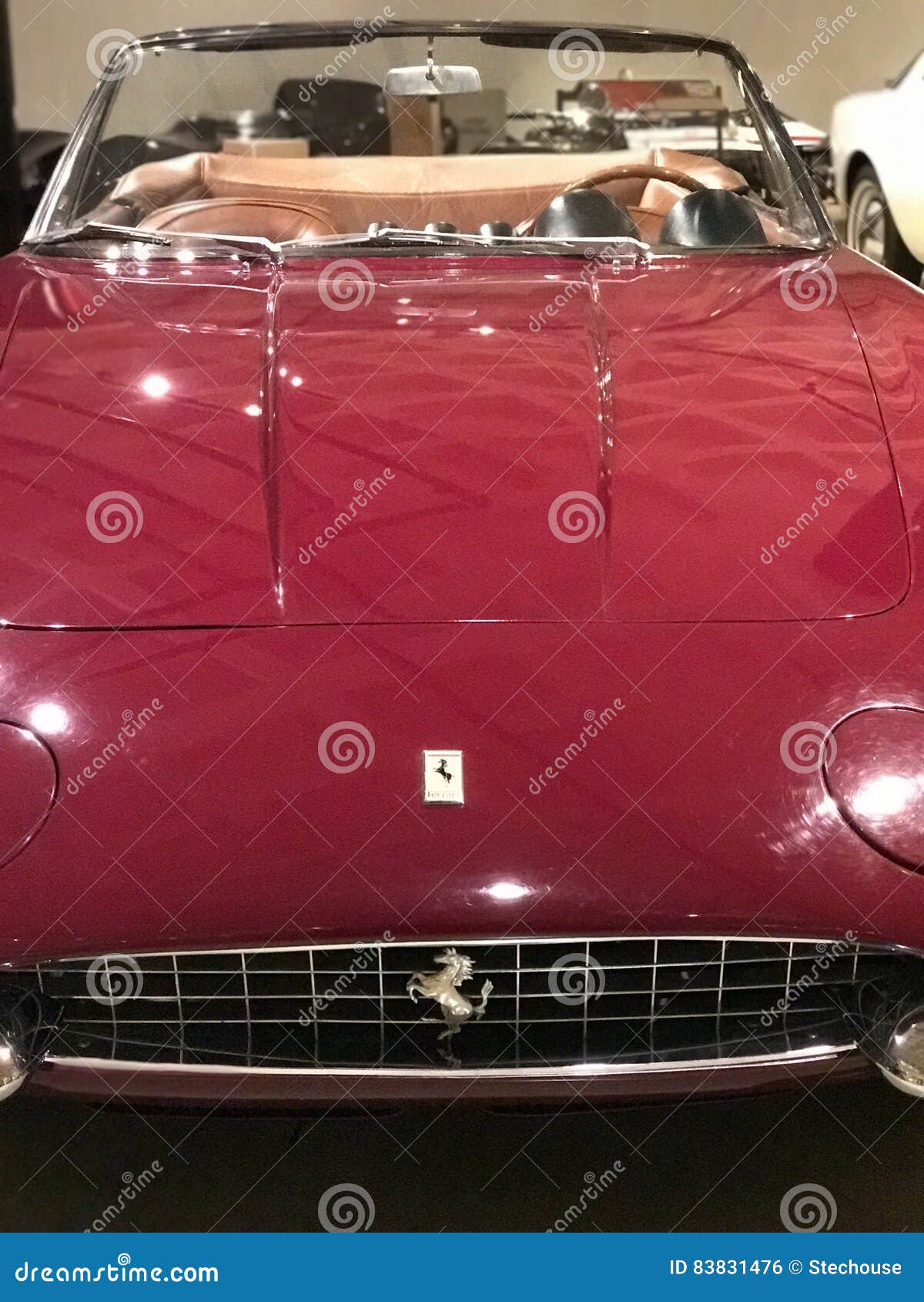 Close Up of Vintage Ferrari Editorial Photo - Image of transport ...