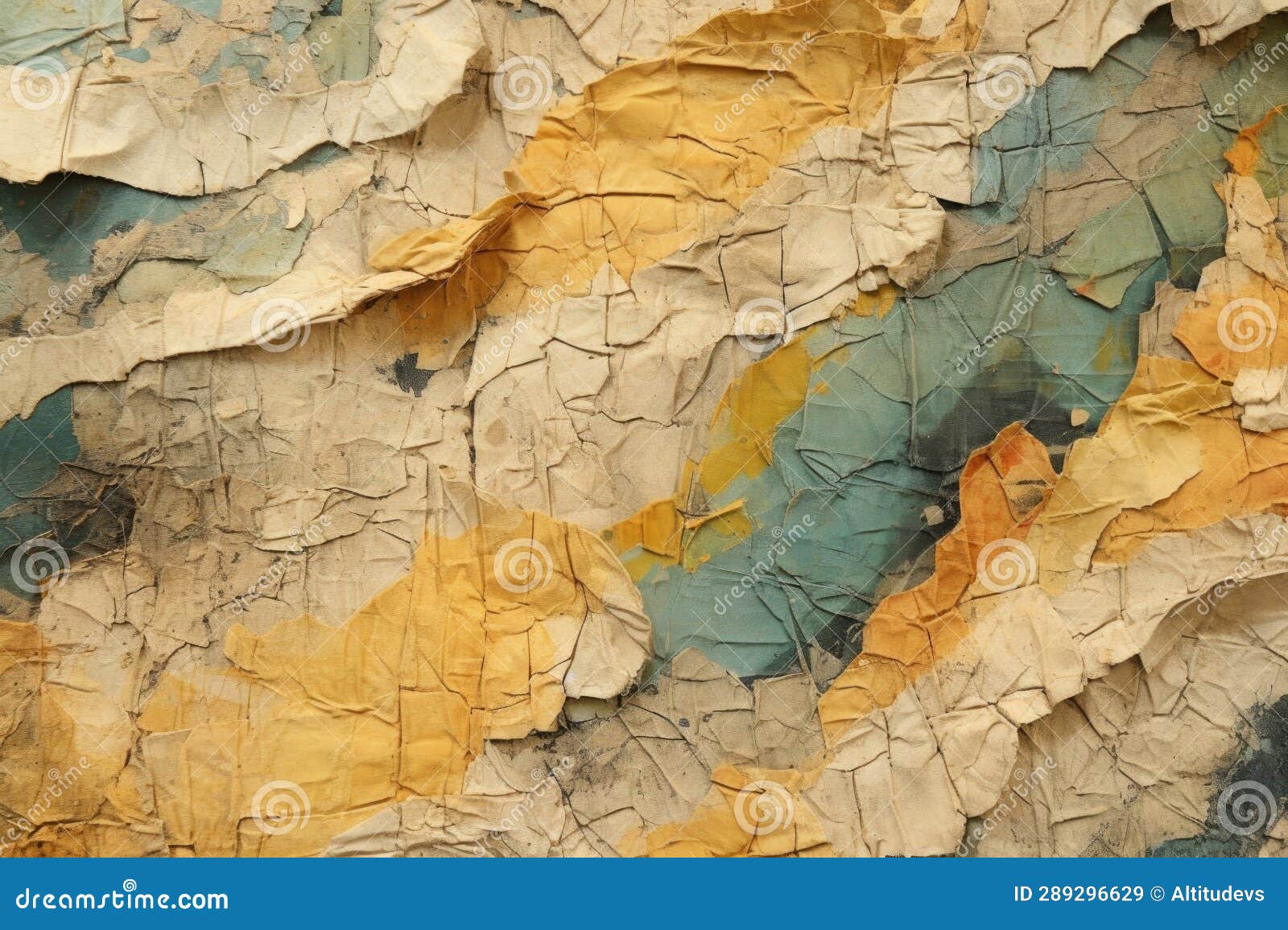 Close-up of Vintage Paper with Torn Edges Stock Image - Image of grunge ...