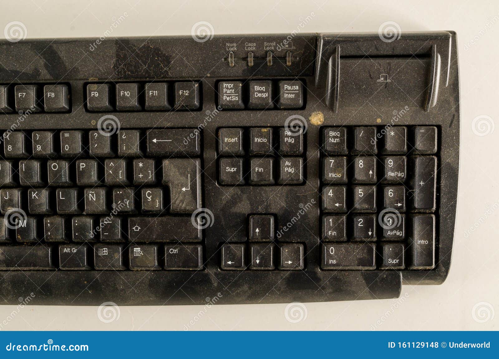 Close-up of Vintage Pc Computer Keyboard Stock Photo - Image of ...
