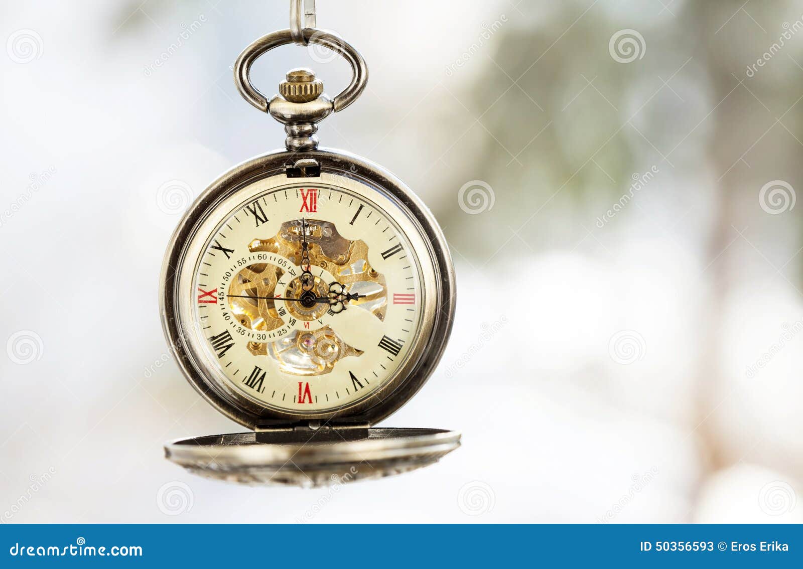 Close Up on Vintage Pocket Watch Stock Image - Image of hand, elegant ...