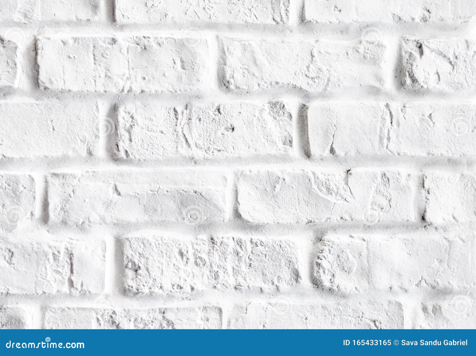 Close-up of Vintage White Brick Wall Indoor Stock Image - Image of ...