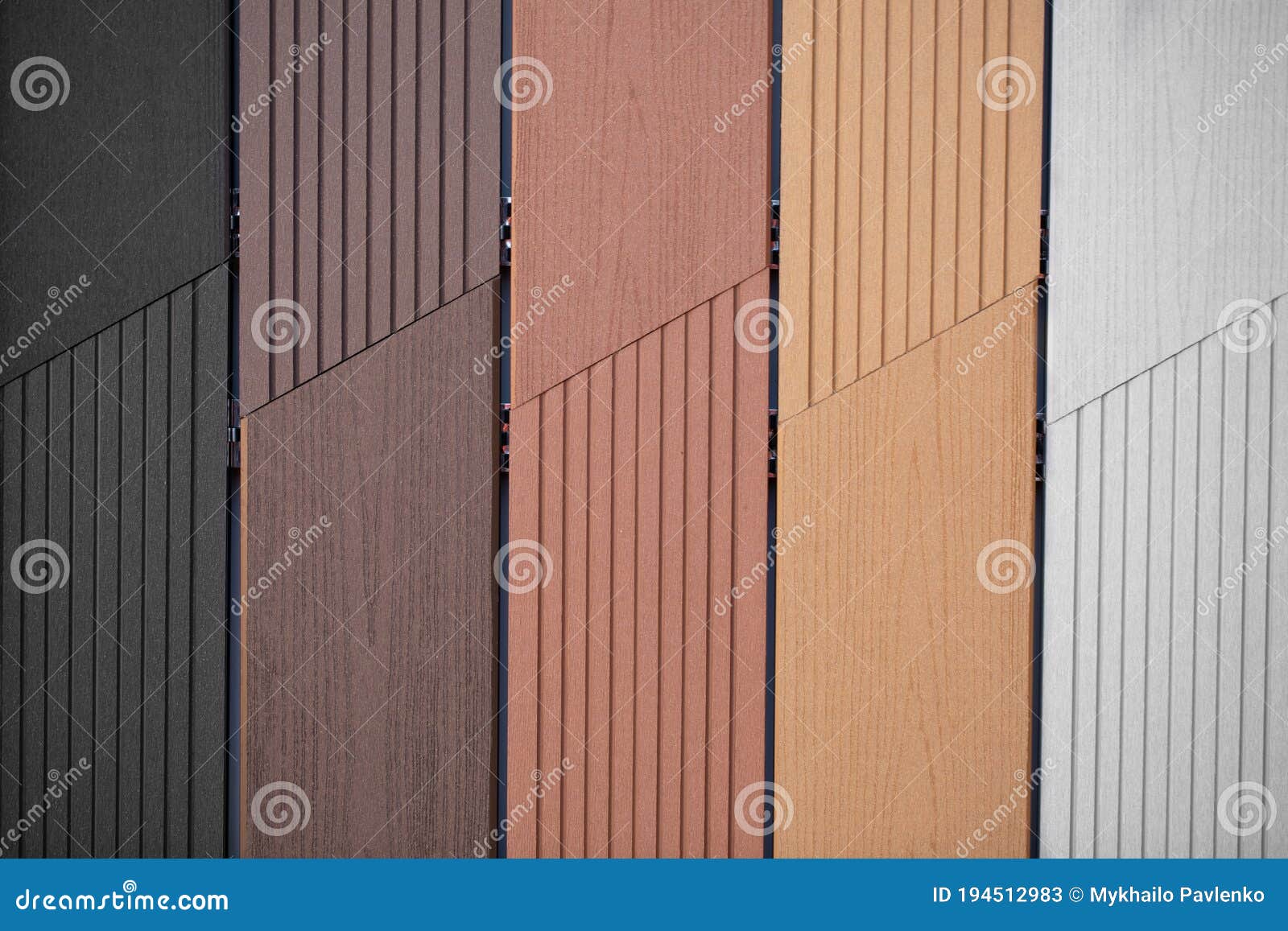 Close Up of Vinyl Siding Samples Texture Stock Image - Image of ...