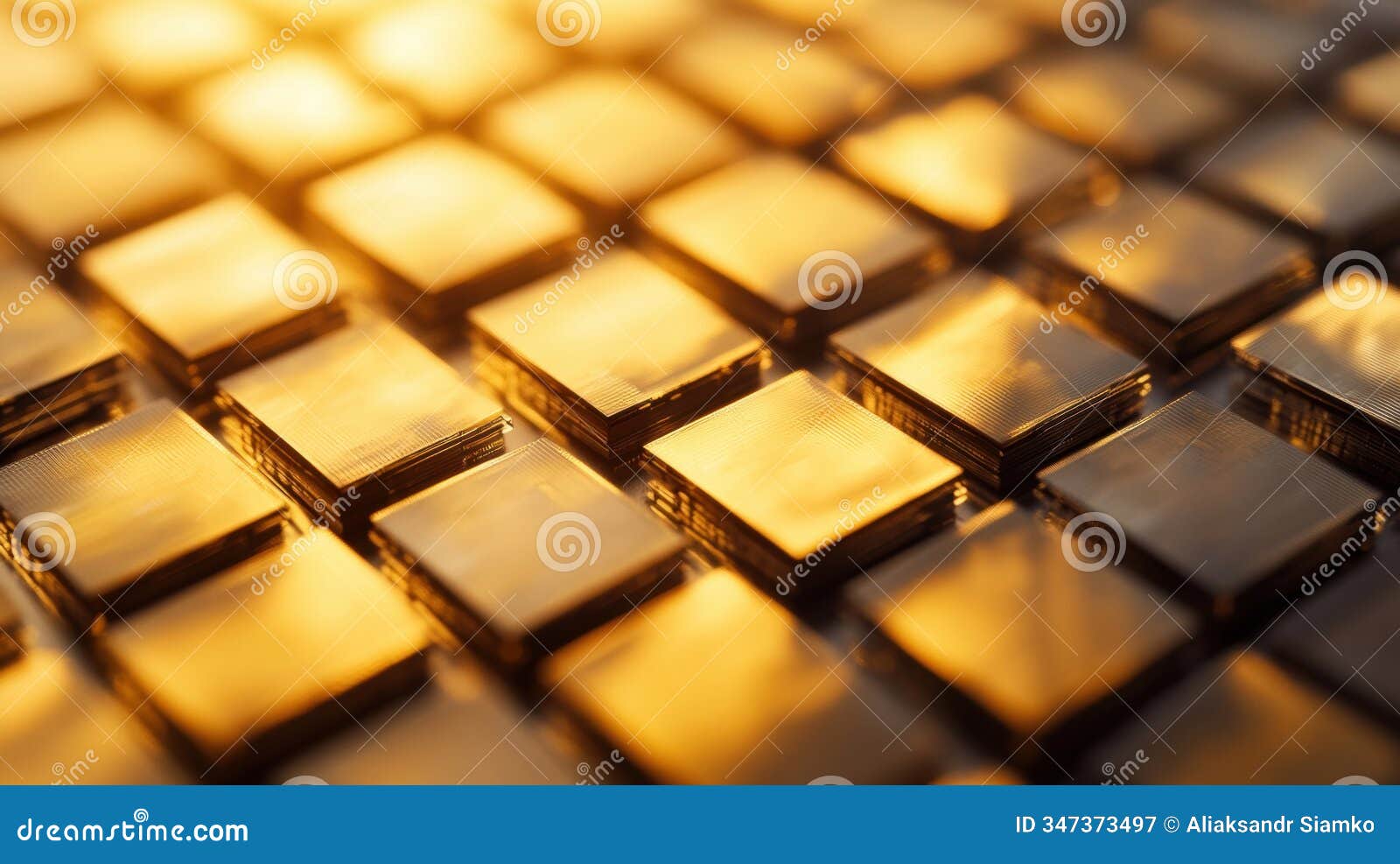 Close-up of Wafer Texture Forming Geometric Technology Pattern ...