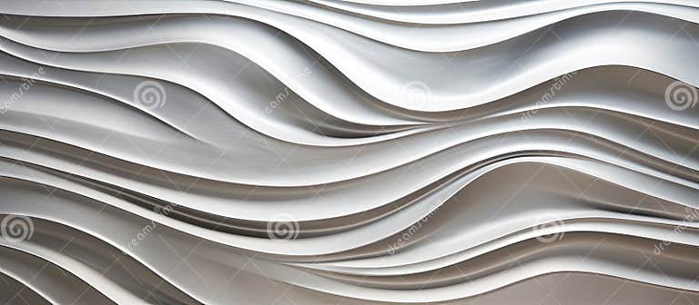 Close-up of Wall with Wave Pattern Stock Illustration - Illustration of ...