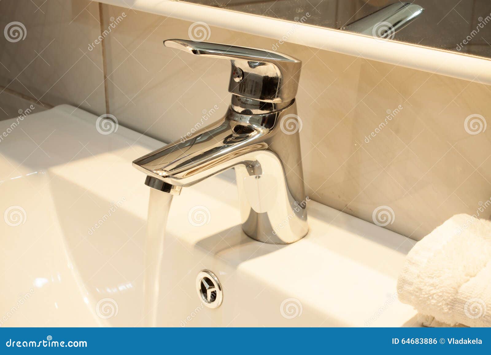 Close Up of a Wash Basin in a Modern Bathroom Stock Photo - Image of ...