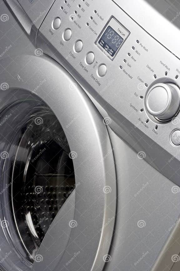 Close Up of a Washing Machine Stock Image - Image of equipment, machine ...