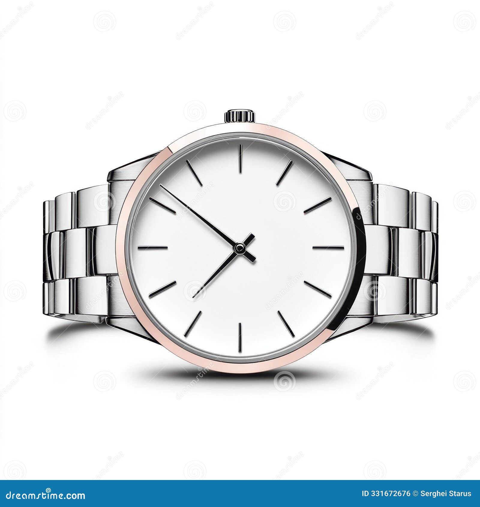 A Close Up of a Watch on the Wrist with Two Hands, AI Stock Photo ...
