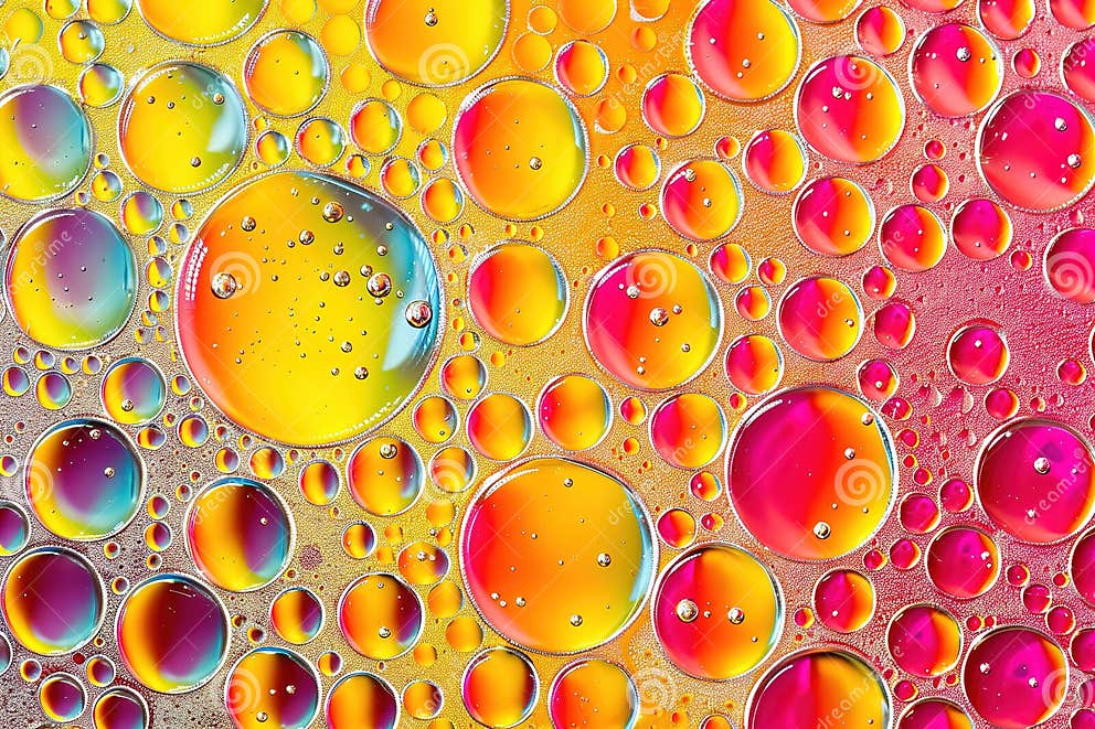 Close Up of Water Bubbles on a Surface Stock Image - Image of ripple ...