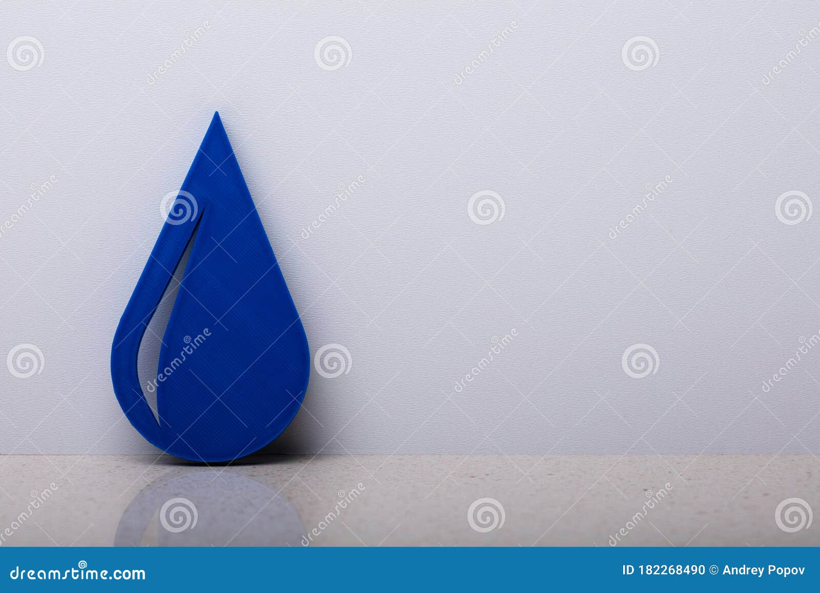 Close-up of a Water Drop Symbol Stock Photo - Image of save, object ...