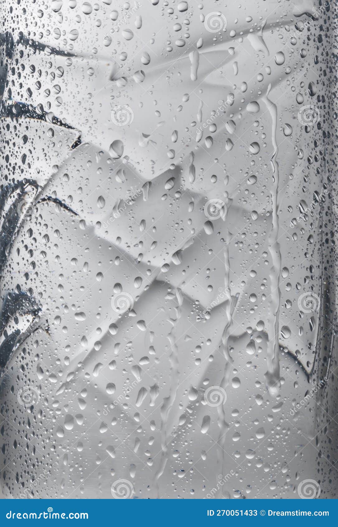 Close Up Water Droplets on Drinking Water Bottle. Stock Image - Image ...