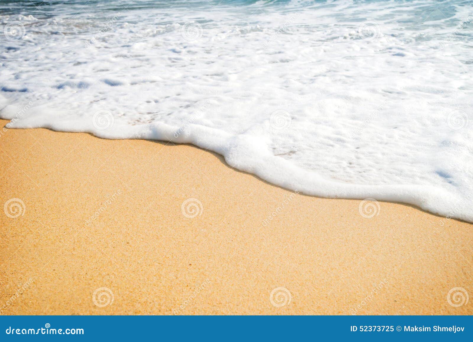 Close-up of a Water Edge and Sand Stock Image - Image of natural ...