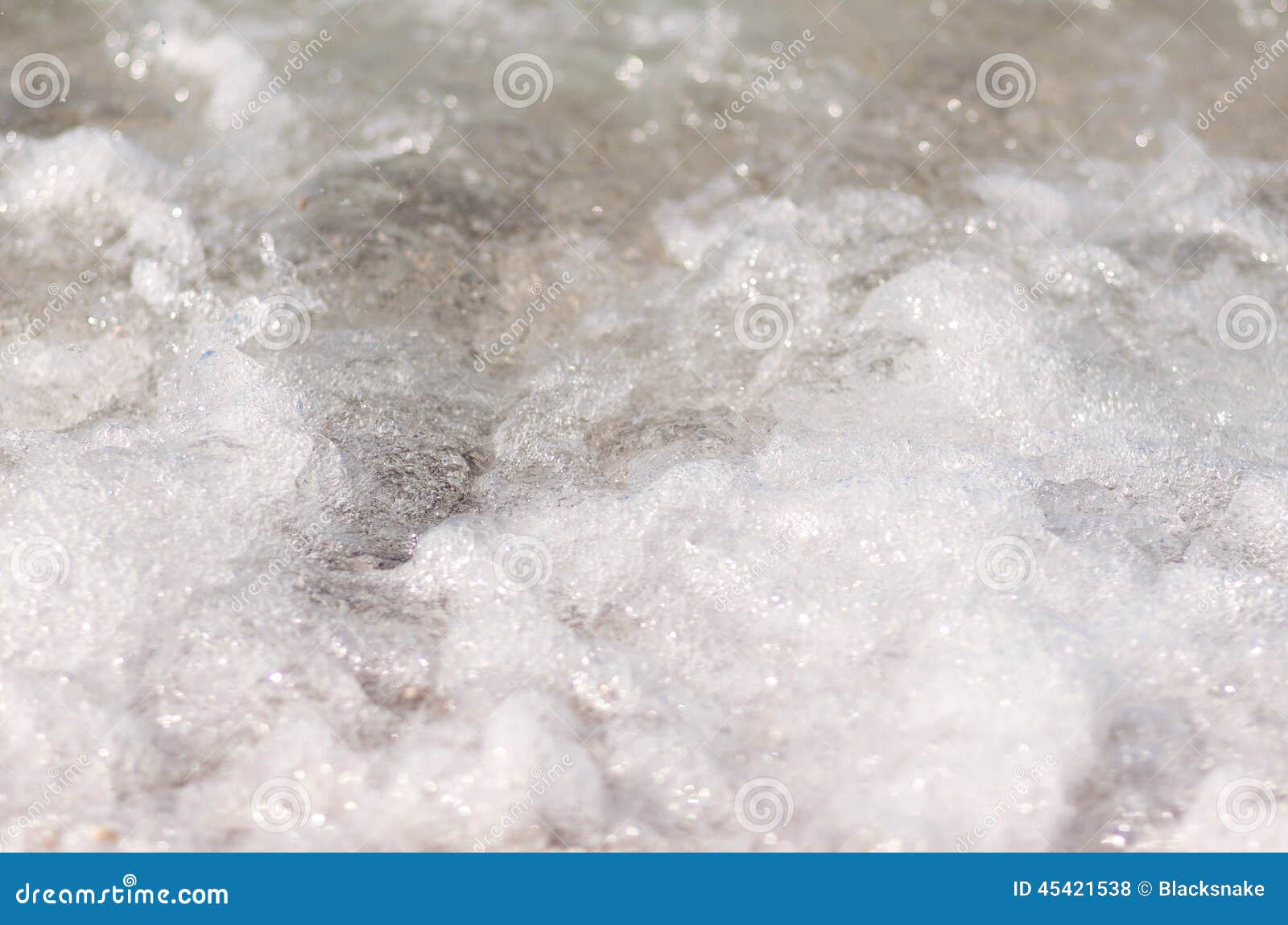 Close Up of Water Foam Created by Sea Waves Stock Photo - Image of ...