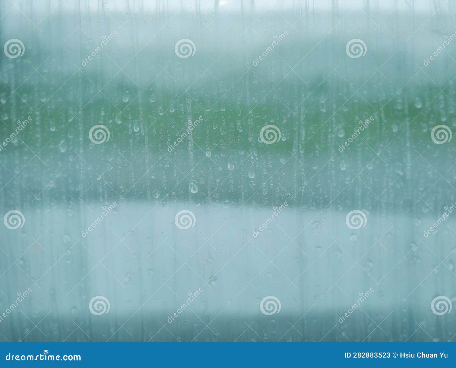 Close Up Water Rain Drop Stain on Window Glass Abstract Background ...