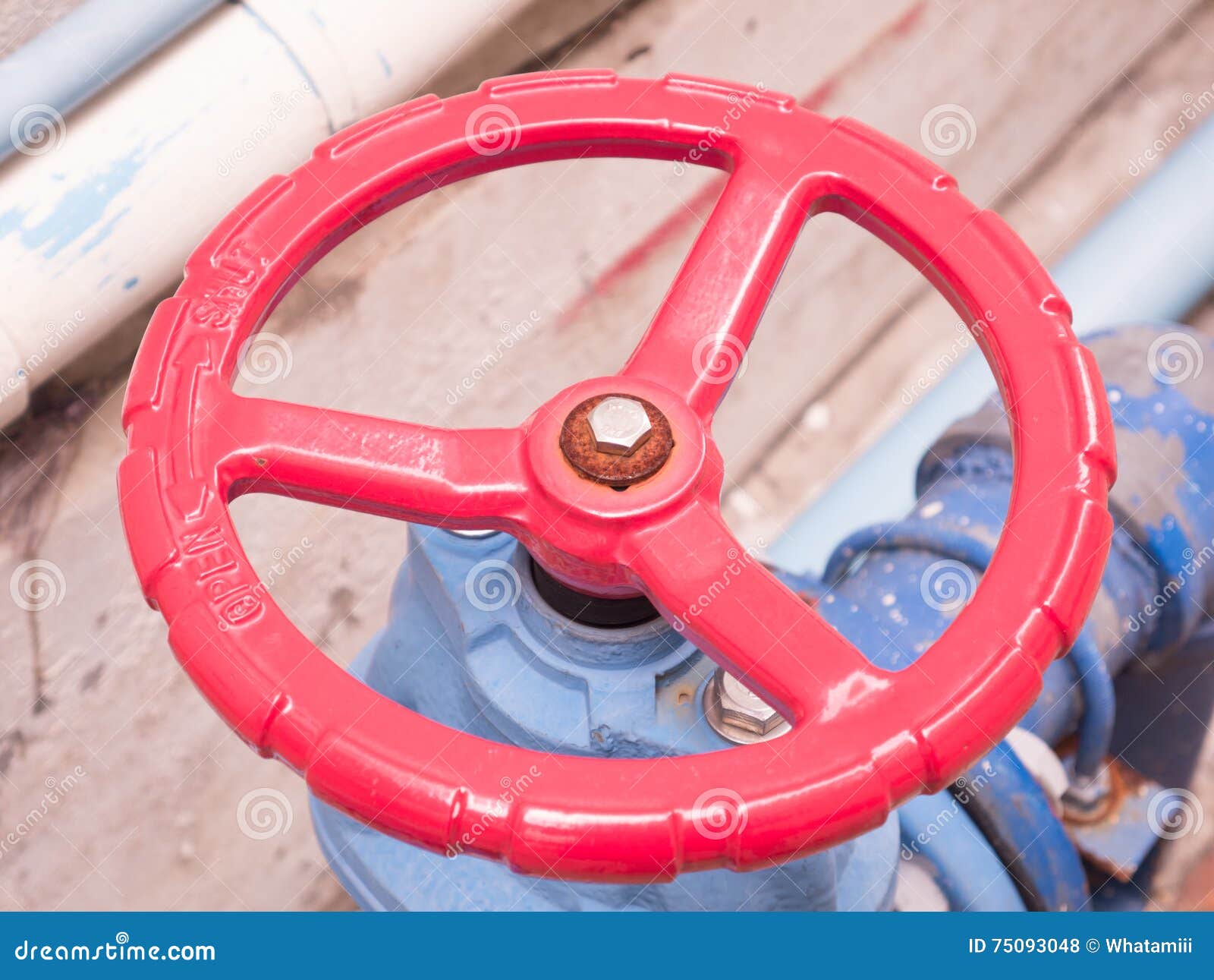 Close up water valve stock photo. Image of industrial - 75093048