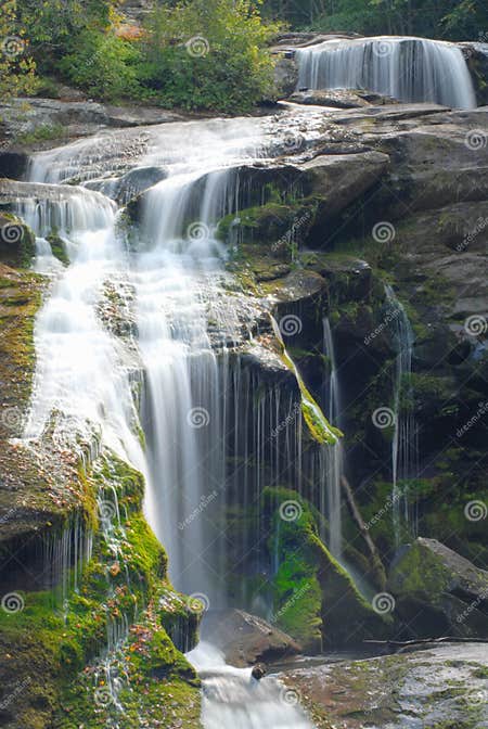 Close up of a waterfall stock image. Image of river, tourism - 3395485