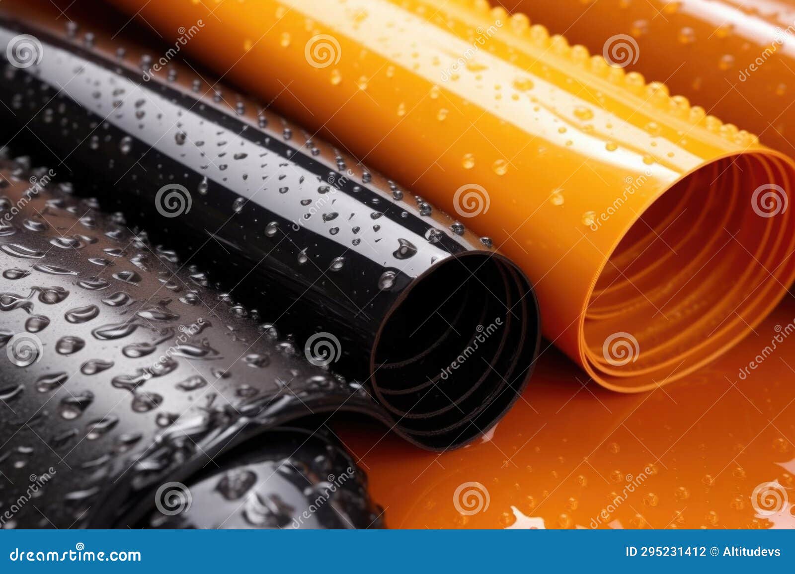 Close-up of Waterproofed Latex Products Stock Photo - Image of detail ...