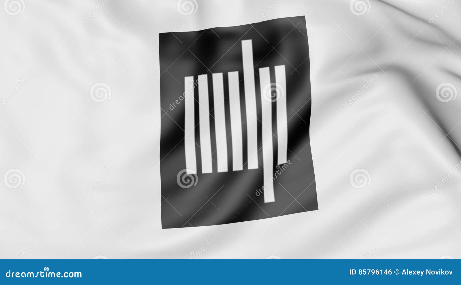 Close-up of Waving Flag with Massachusetts Institute of Technology MIT ...