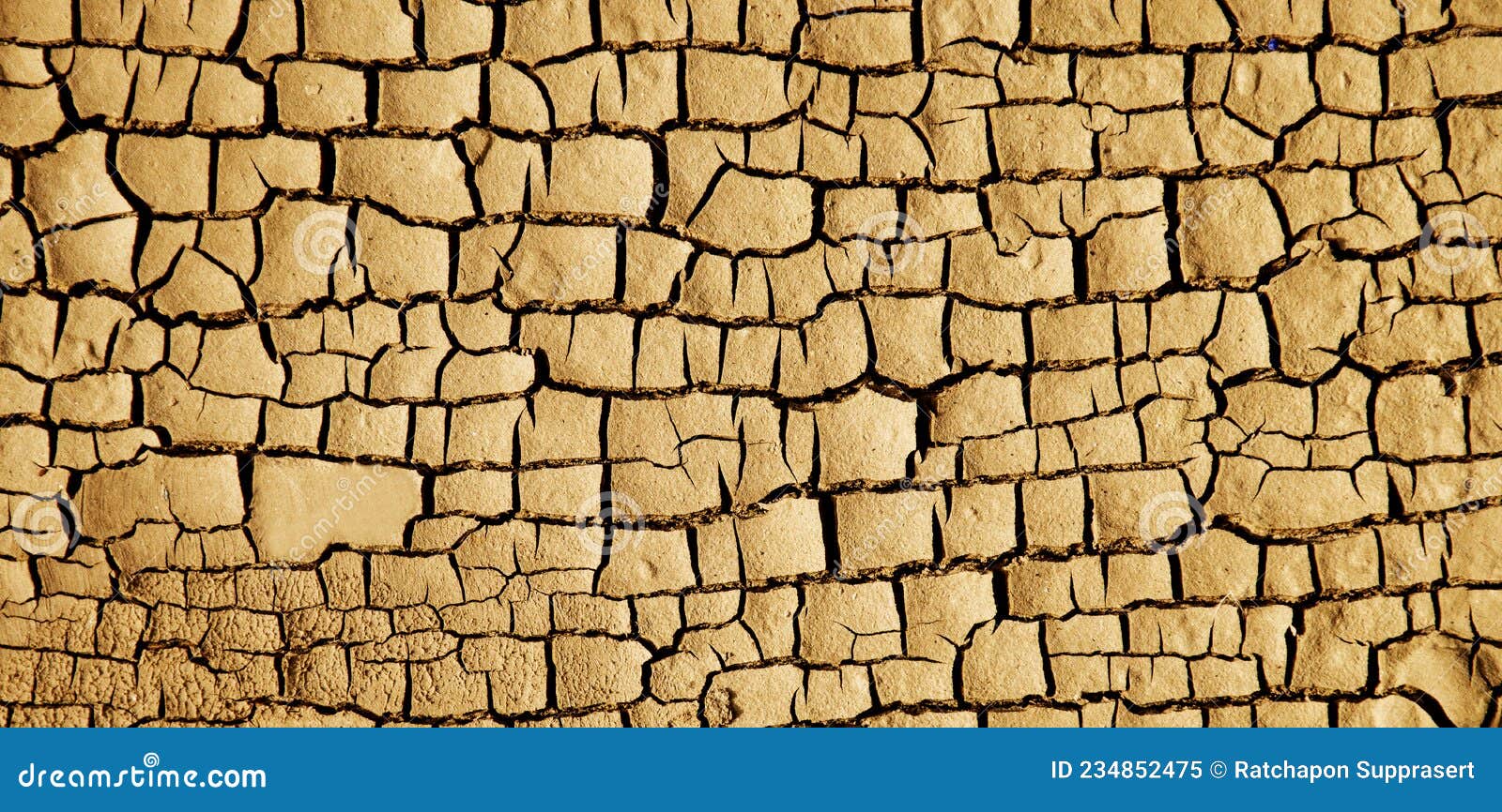 Close Up Weathered Texture of Arid Cracked Ground Stock Image - Image ...