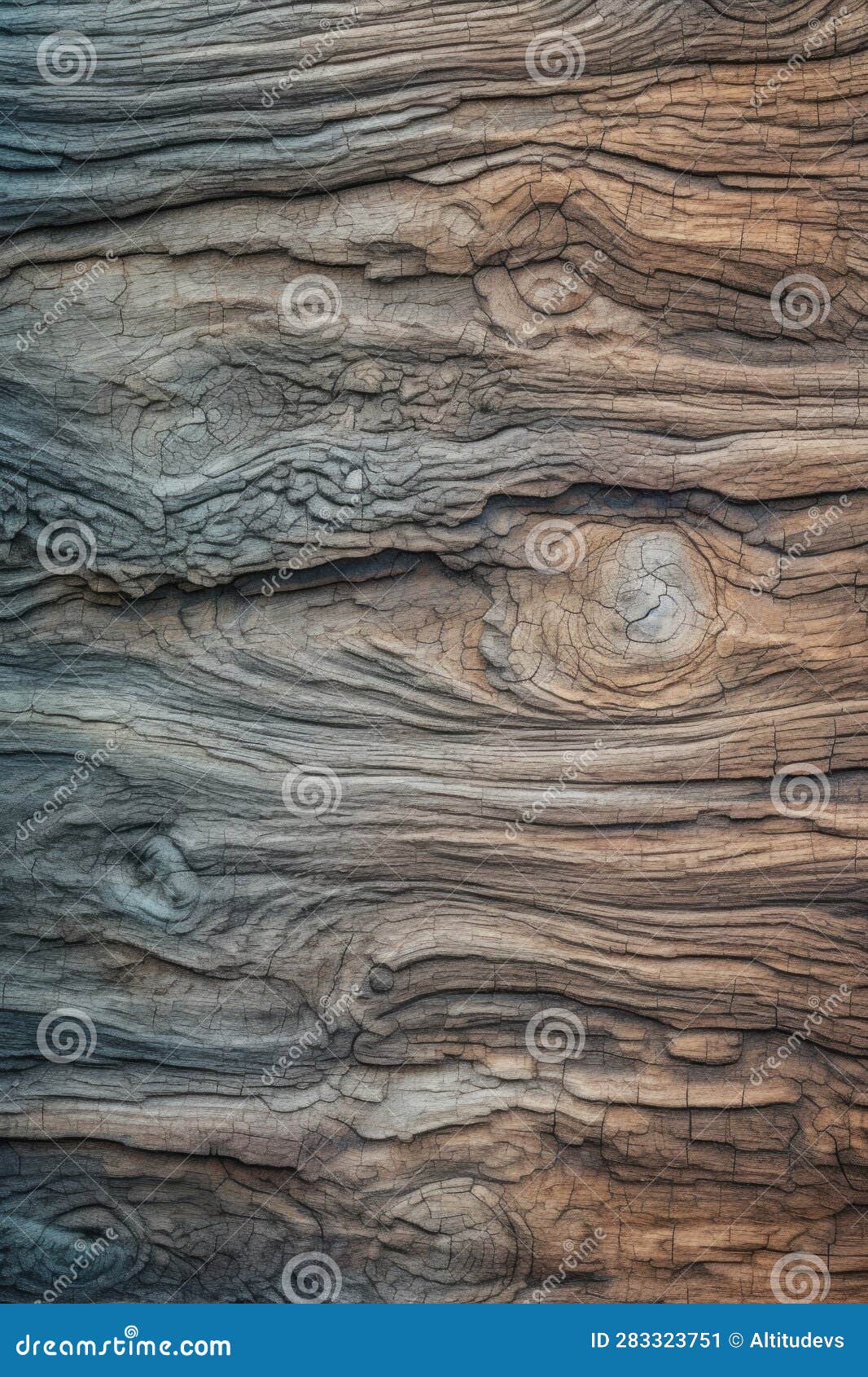 Close-up of Weathered Wood Grain Patterns Stock Illustration ...