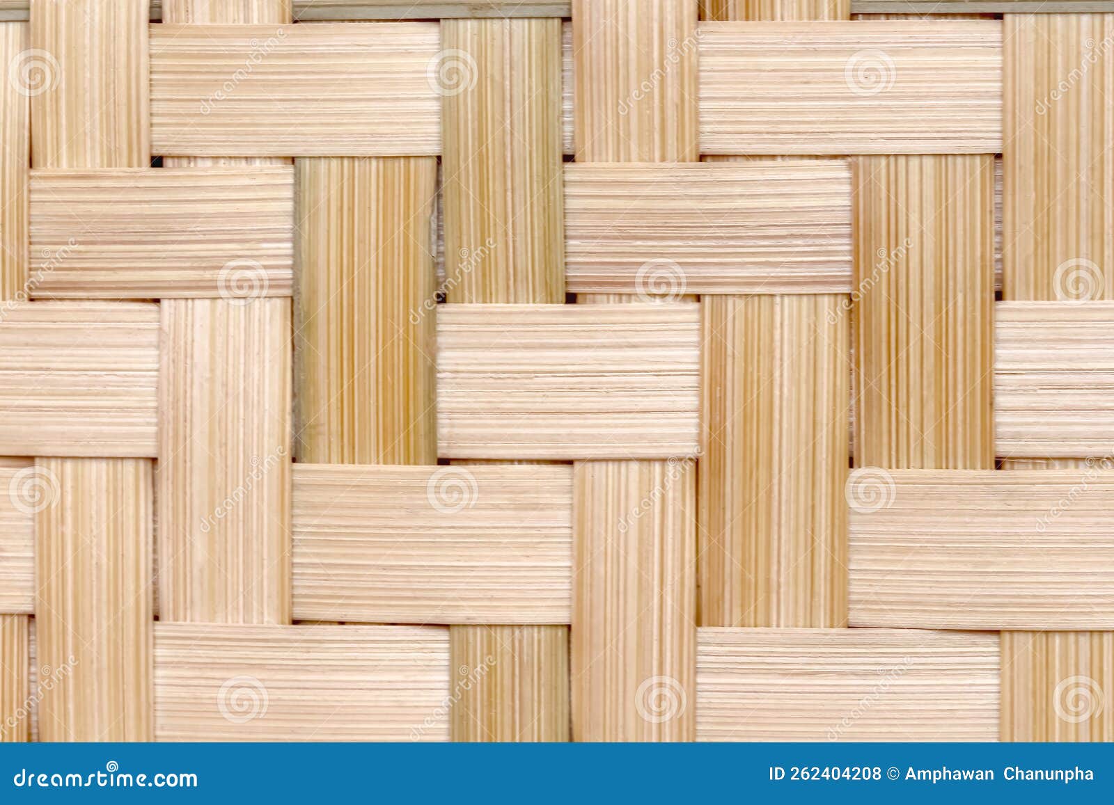 Weaving Bamboo Wood Mat Old Texture with Hamper Patterns in Thai Style ...
