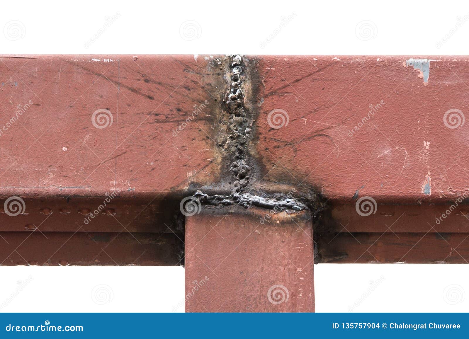 Close Up Welded Steel Roof Frame Stock Photo - Image of composition ...
