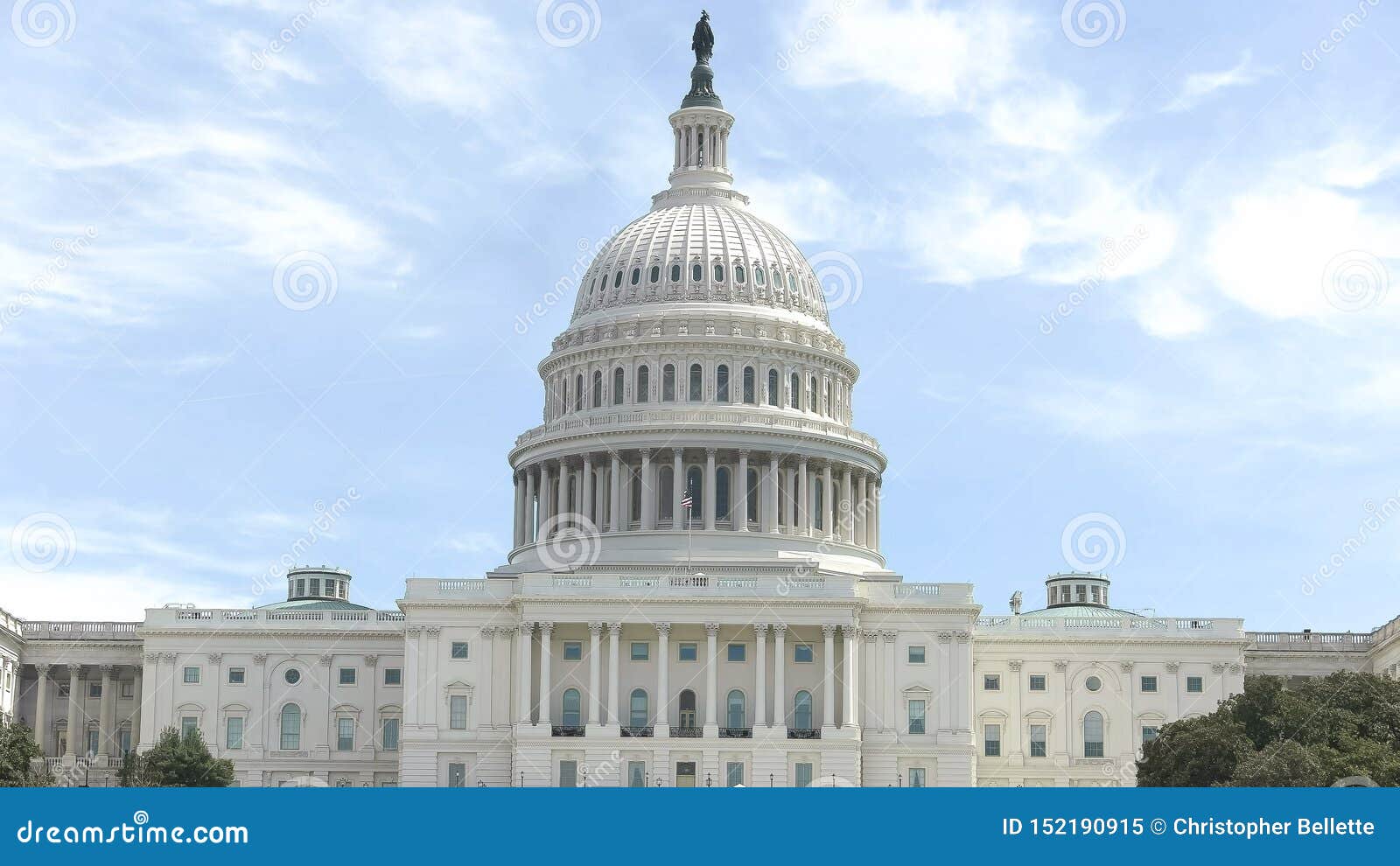 Close Up of the West Side of the Capitol Building in Washington Dc ...