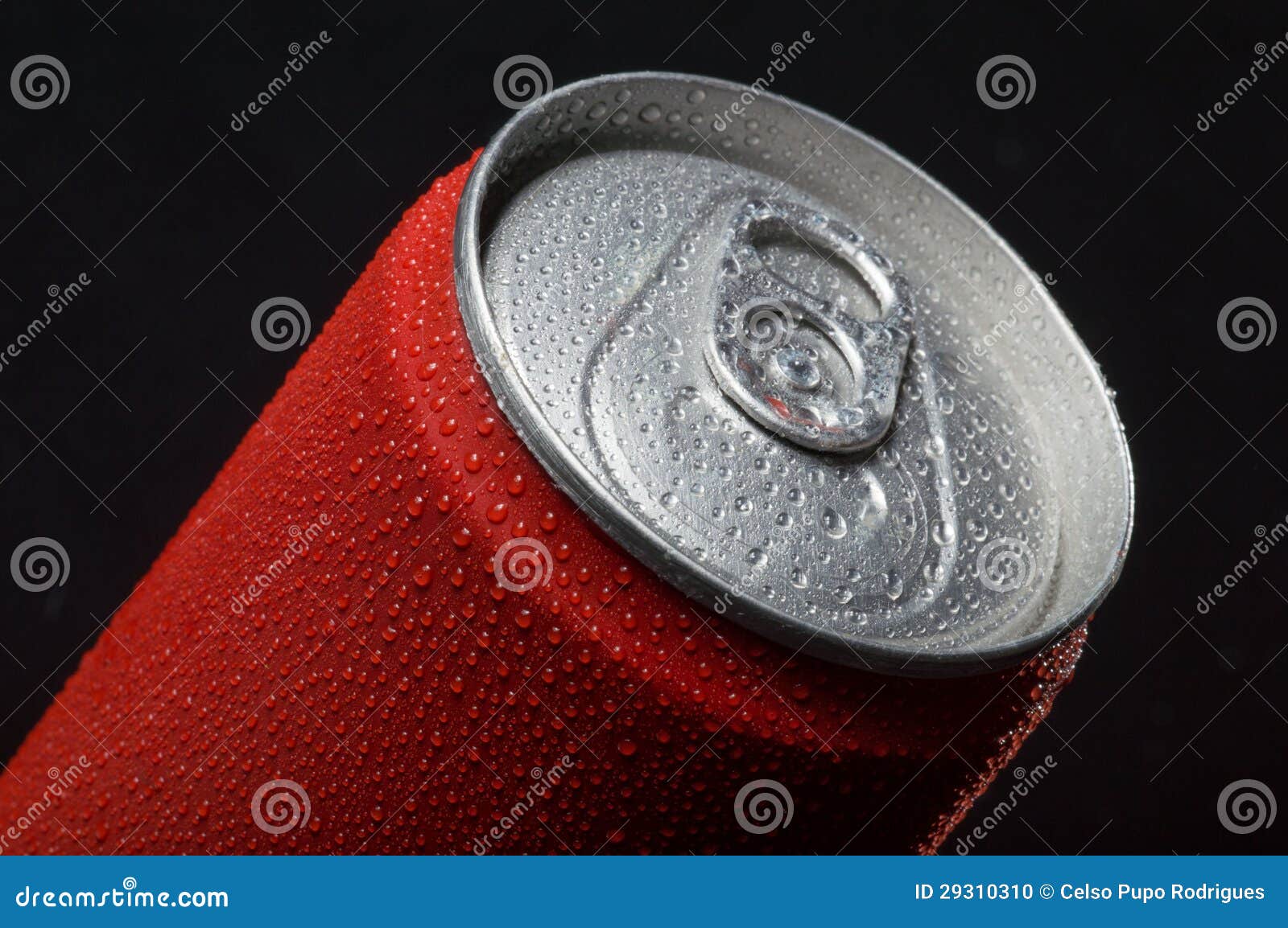 Close-up of wet coca can stock photo. Image of condensation - 29310310