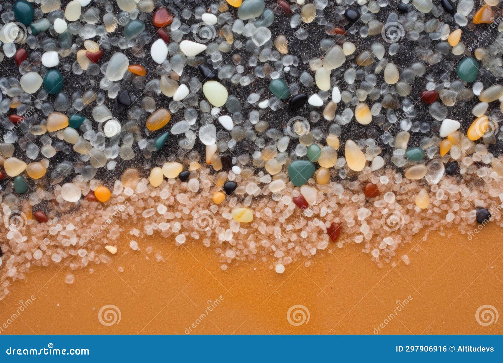 Close-up of Wet, Compact Sand at Seashore Stock Photo - Image of ...