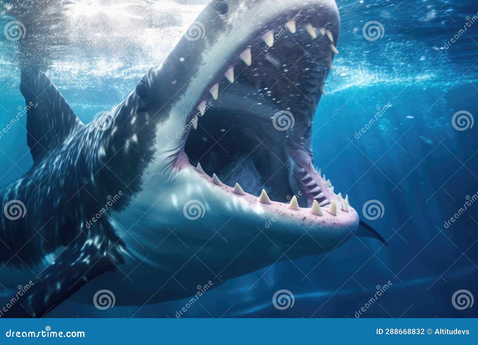 Close-up of Whale Sharks Mouth Filter Feeding Stock Photo - Image of ...