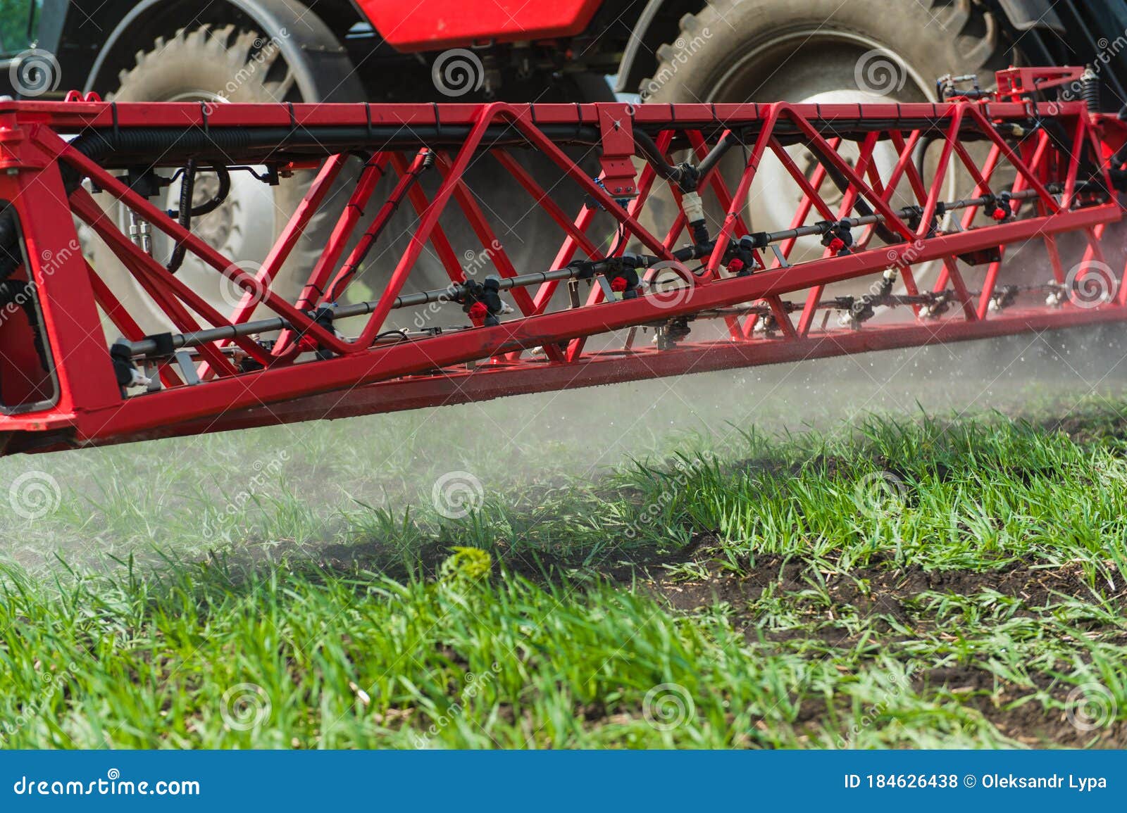 Close Up Wheels, Boom of Spray Machine Stock Photo - Image of equipment ...