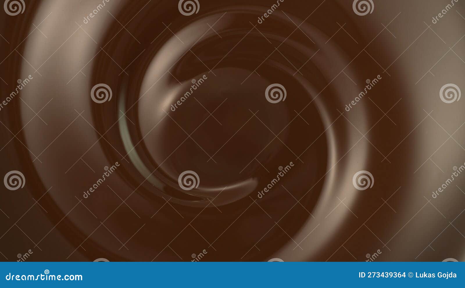 Close-up of Whirling Melted Chocolate Stock Photo - Image of liquid ...
