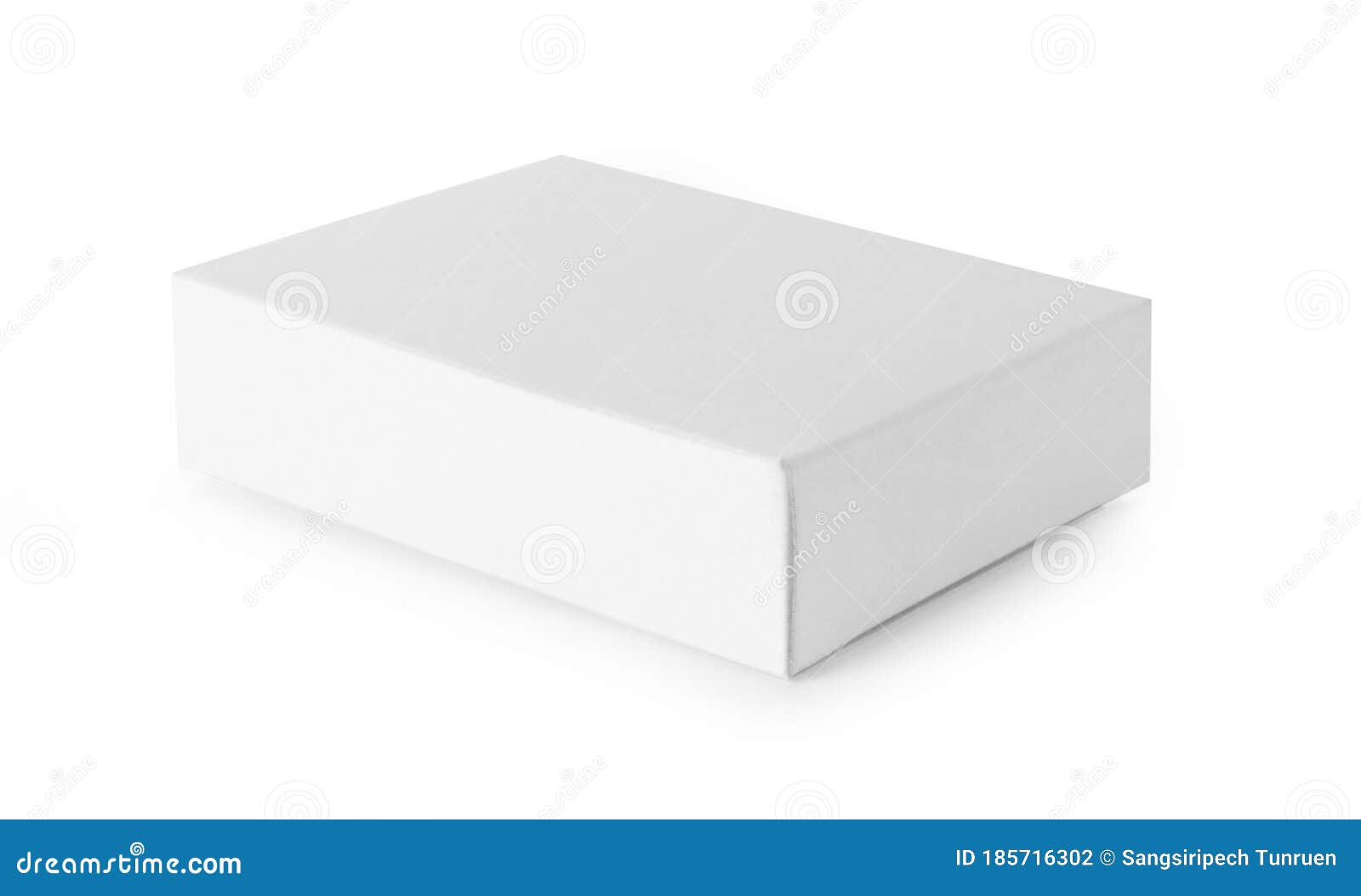 Close Up of a White Box on White Background Stock Photo - Image of ...