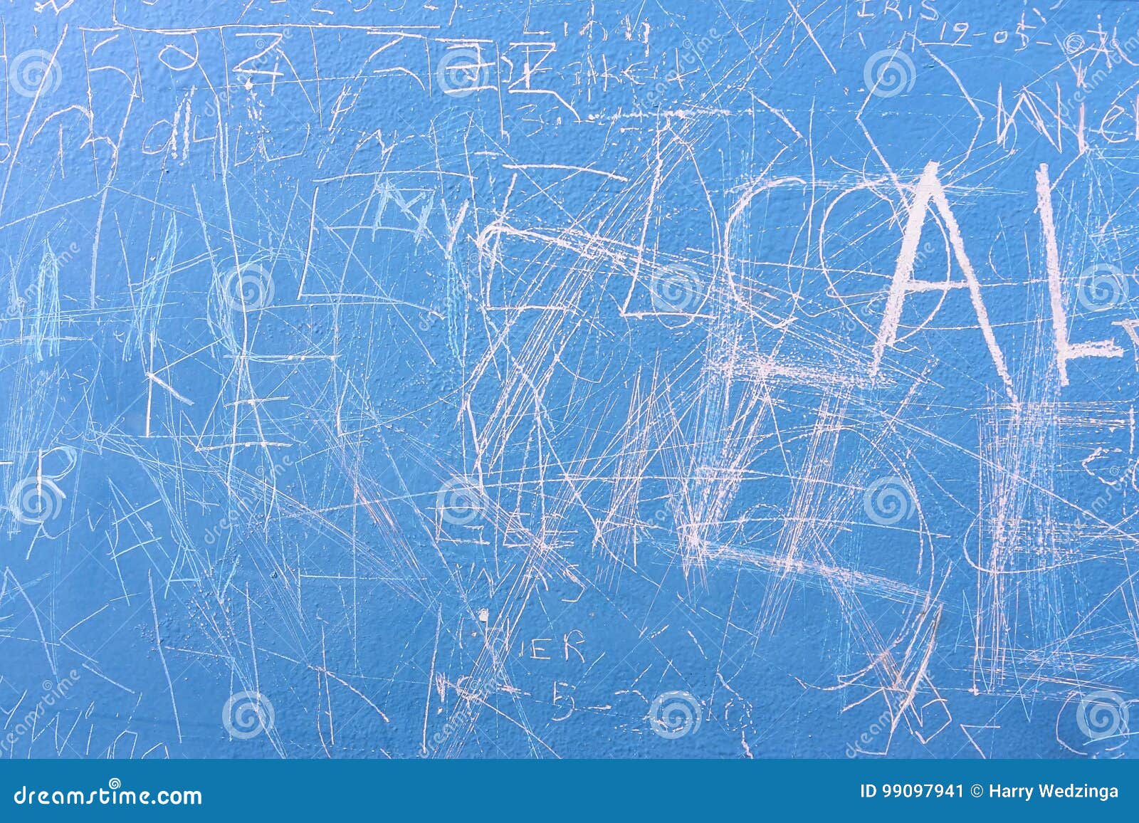 Close-up of White Doodle Scratch Writing Stock Image - Image of closeup ...