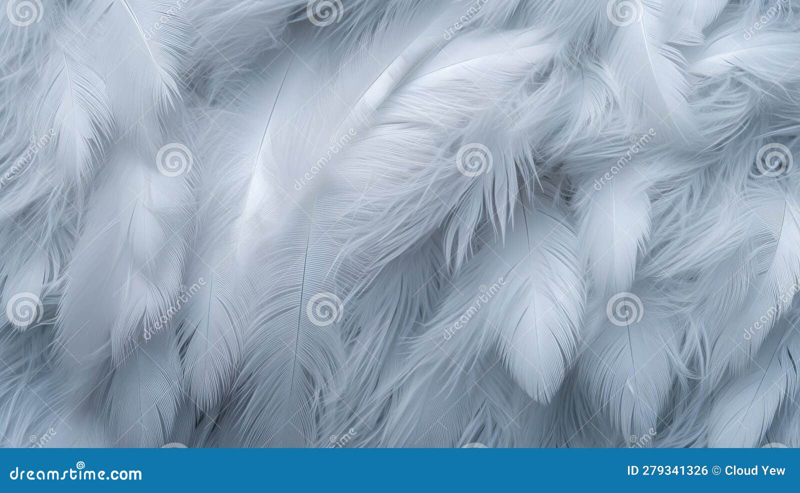 A Close Up of a White Feather Background Stock Illustration ...