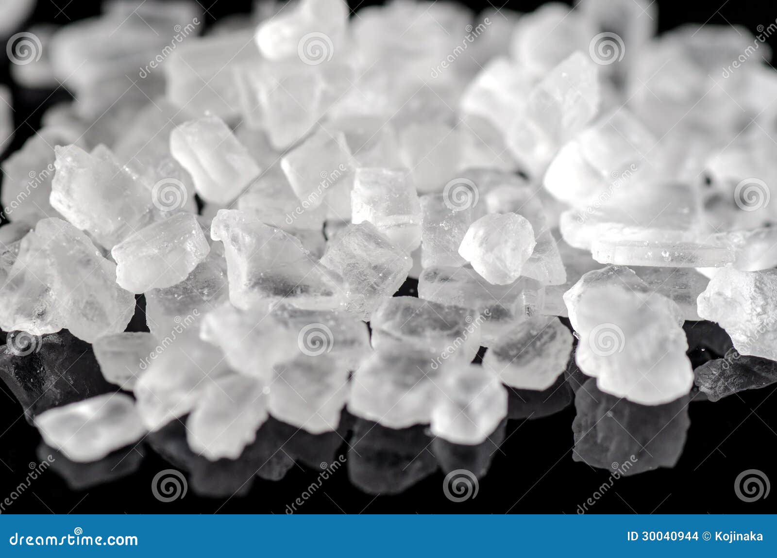 White Himalayan rock salt. stock photo. Image of food - 30040944