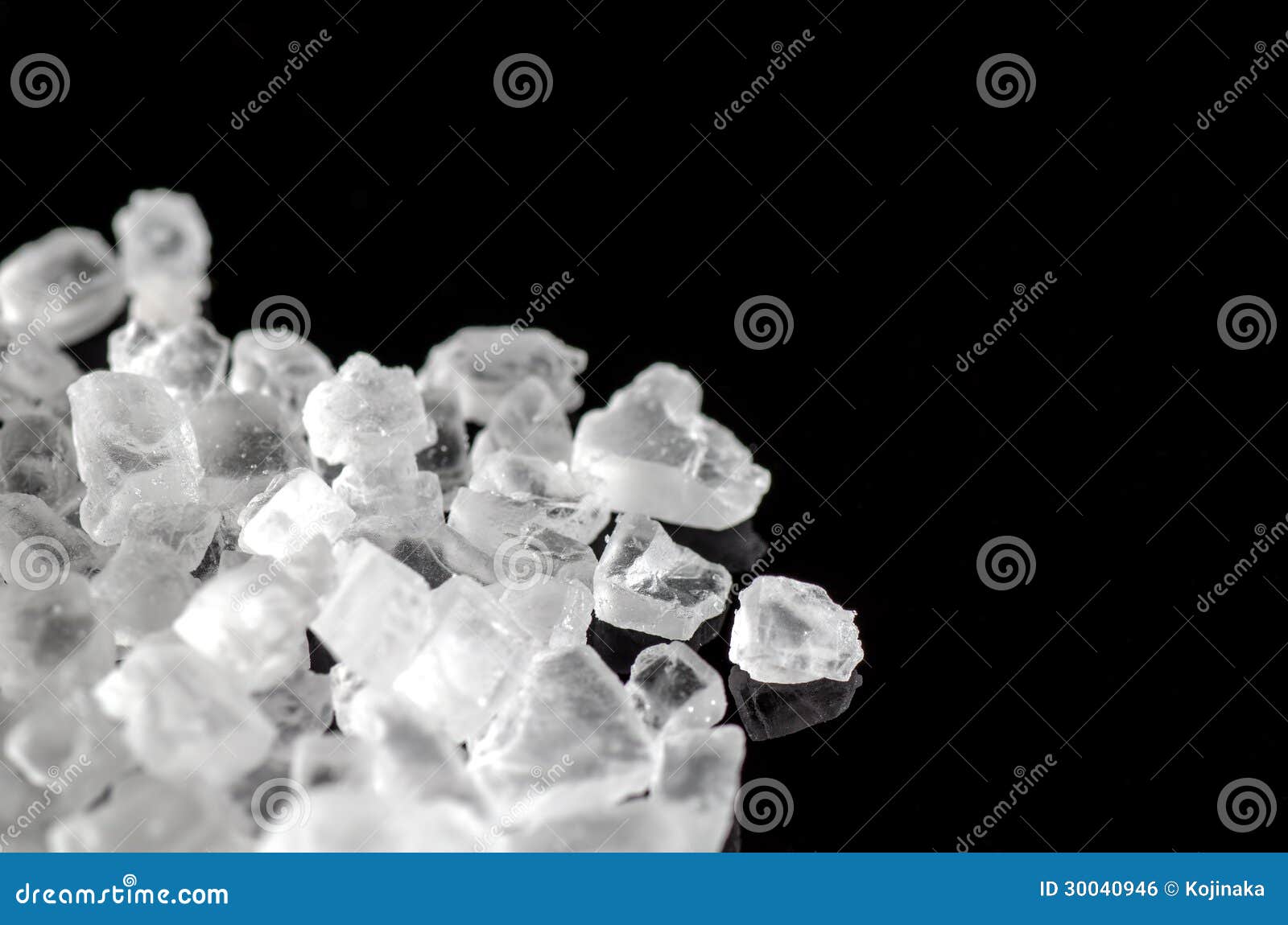 White Himalayan rock salt. stock photo. Image of white - 30040946