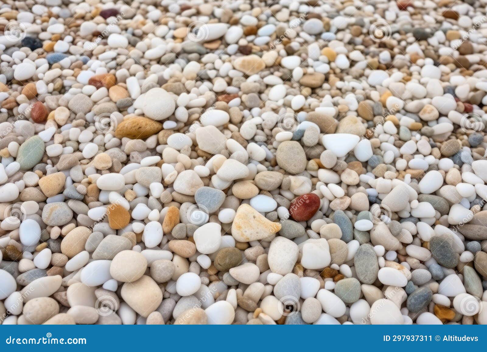 Close-up of White Pebbles on a Beach Stock Image - Image of white ...