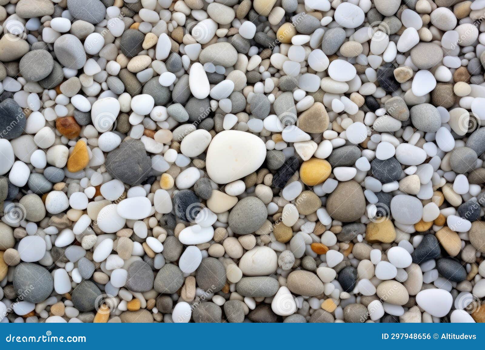 Close-up of White Pebbles on a Beach Stock Photo - Image of pebble ...