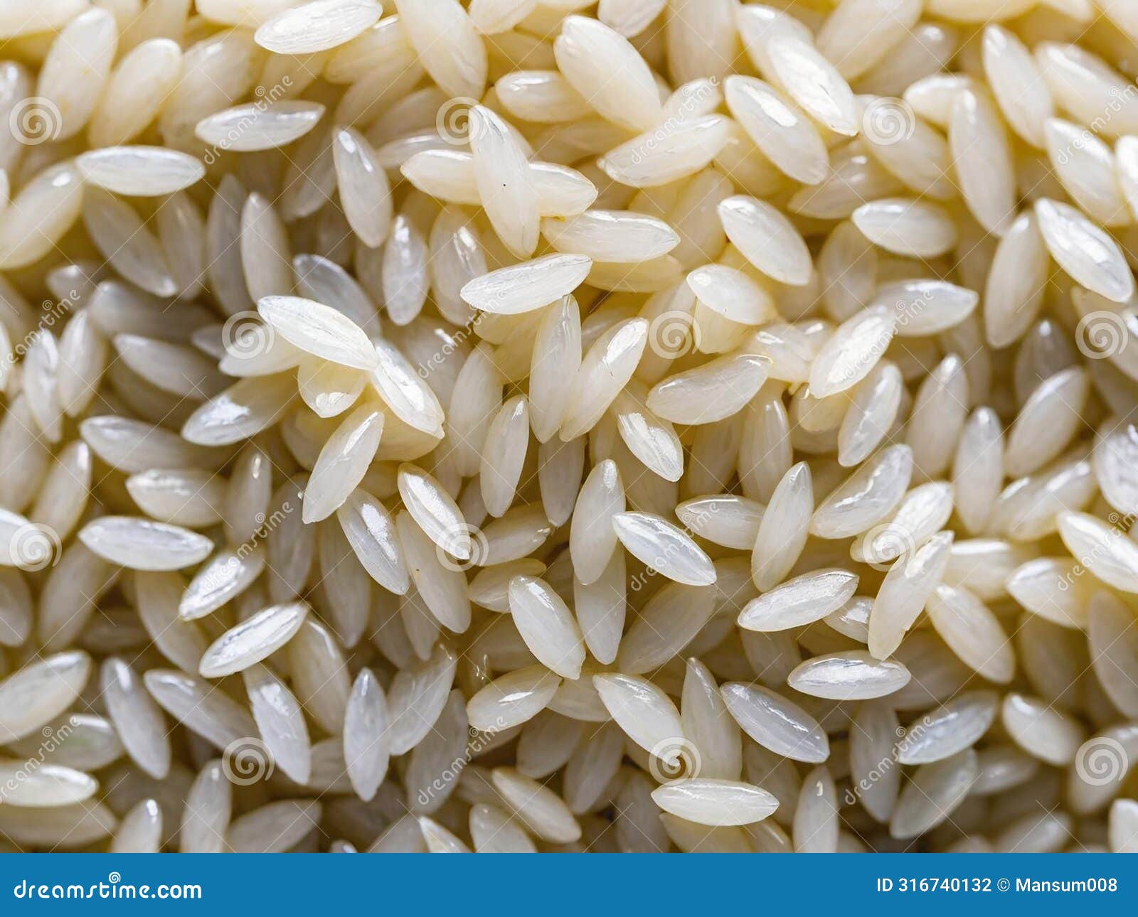 Close Up White Rice Texture Stock Illustration - Illustration of macro ...
