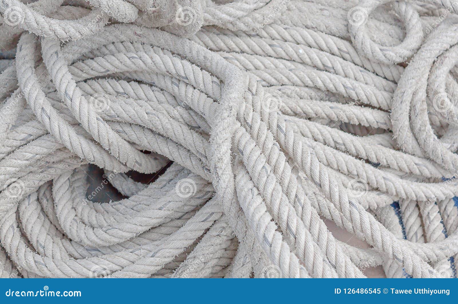 White rope texture stock image. Image of pile, material - 126486545