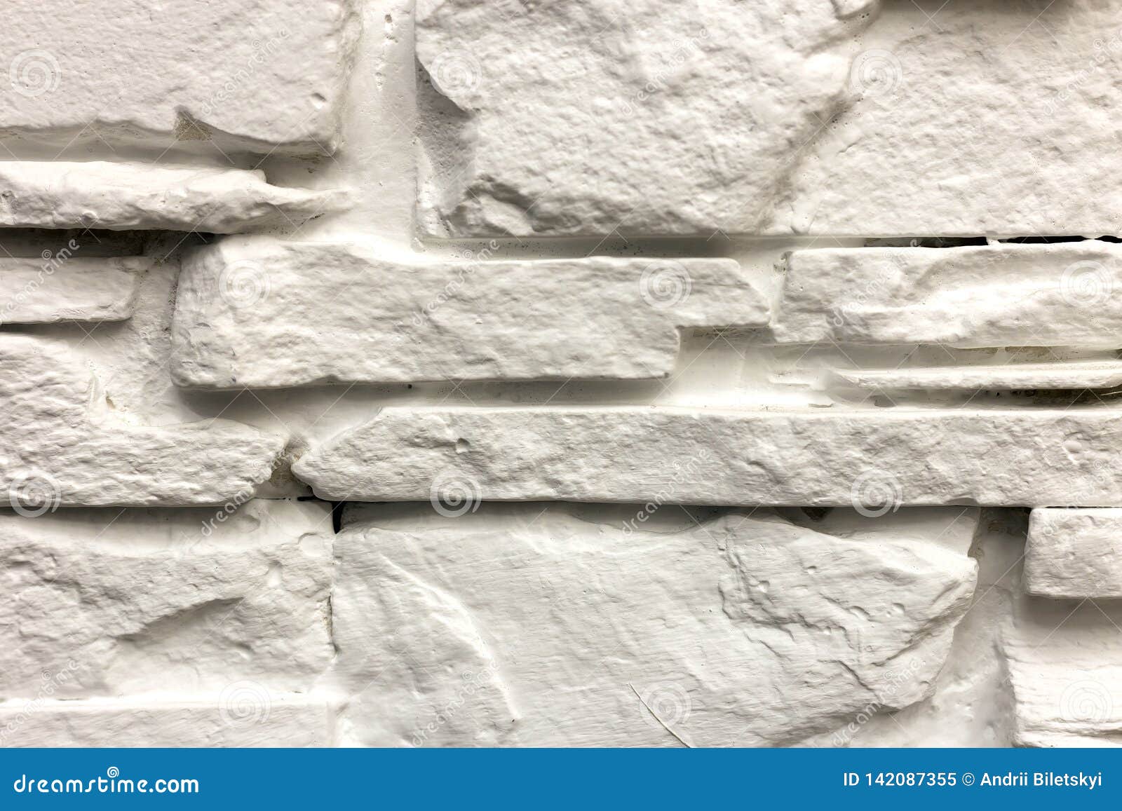 Close-up of White Solid Limestone Wall or Stone Fence. Abstract Copy ...