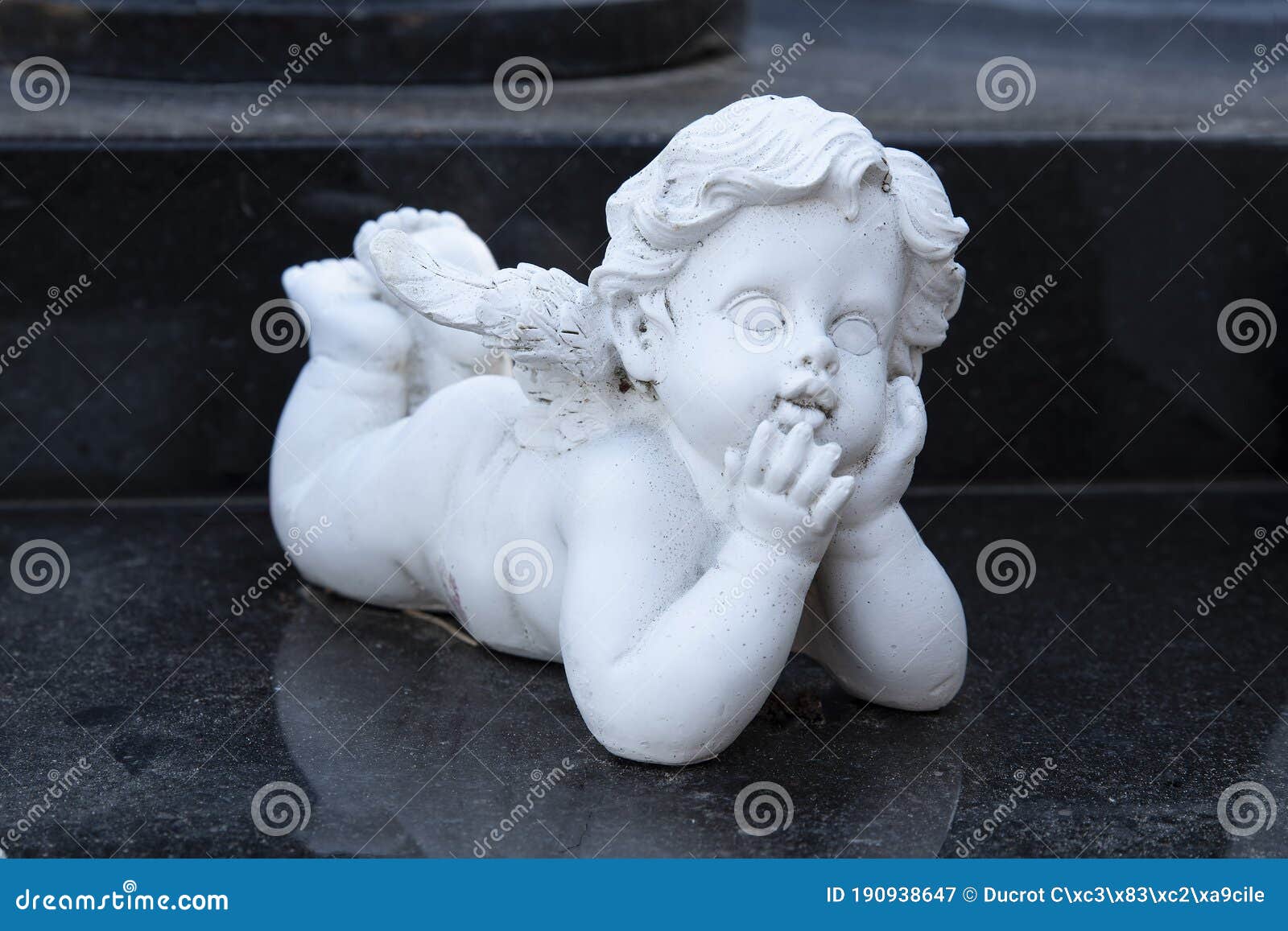 White angel statue stock image. Image of decoration - 190938647