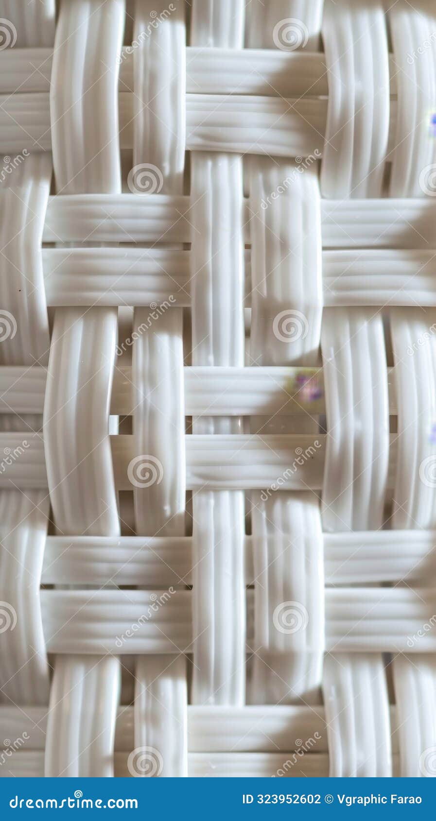 Close-up of White Woven Plastic Texture, Detailed Pattern View ...