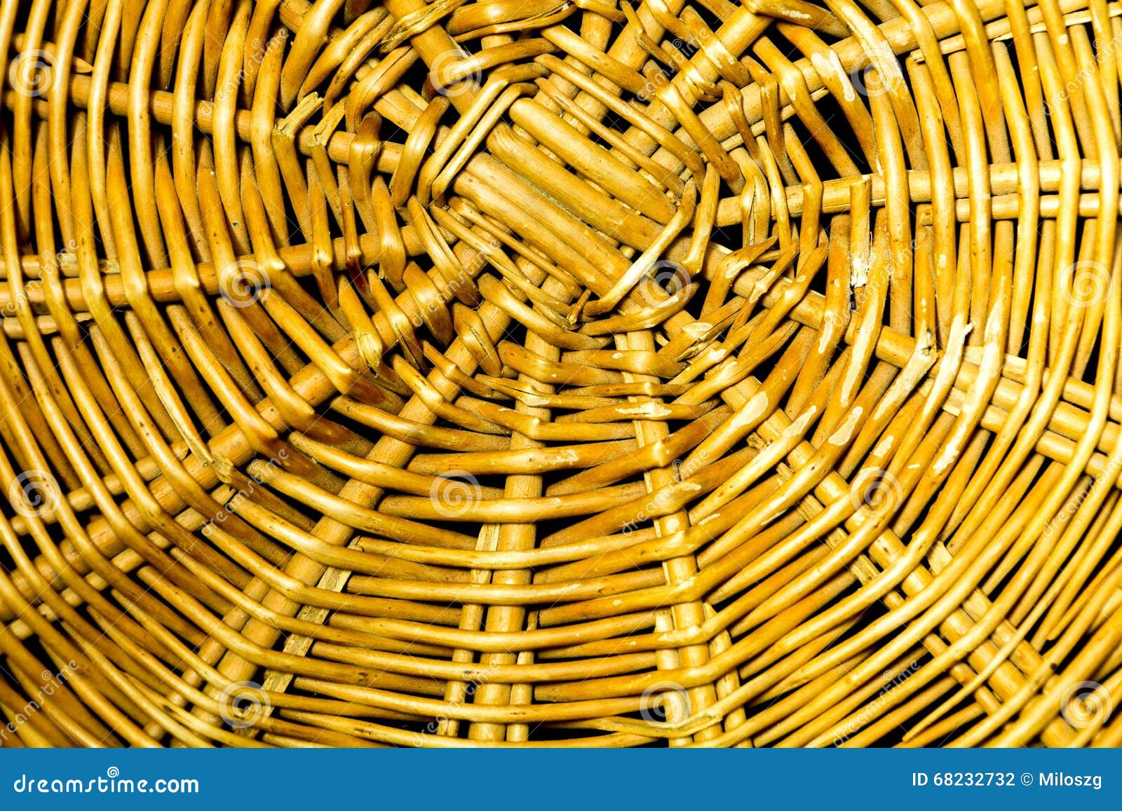Close Up of Wicker Basket Texture Stock Photo - Image of rattan, macro ...