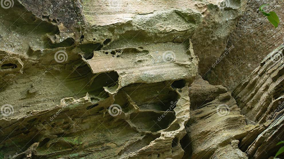 The Eroded Mountain Rock Texture Background. Stock Image - Image of ...