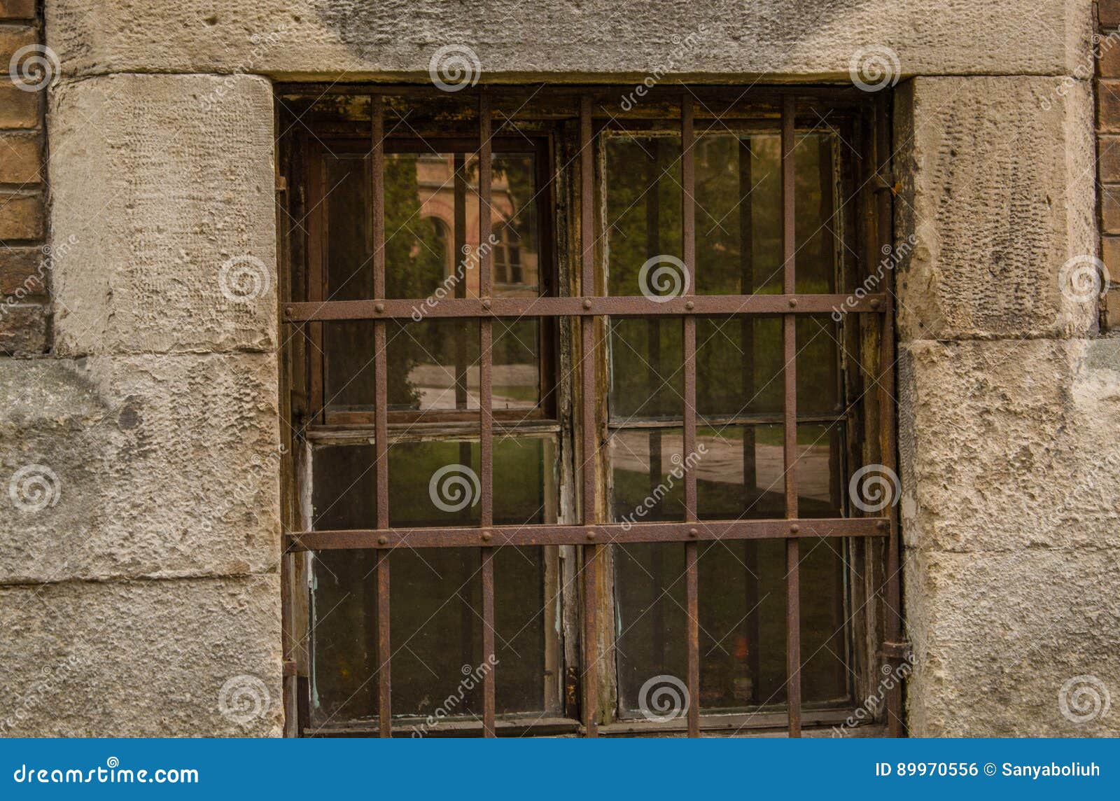Close Up of a Window with Metal Lattice Stock Photo - Image of italian ...