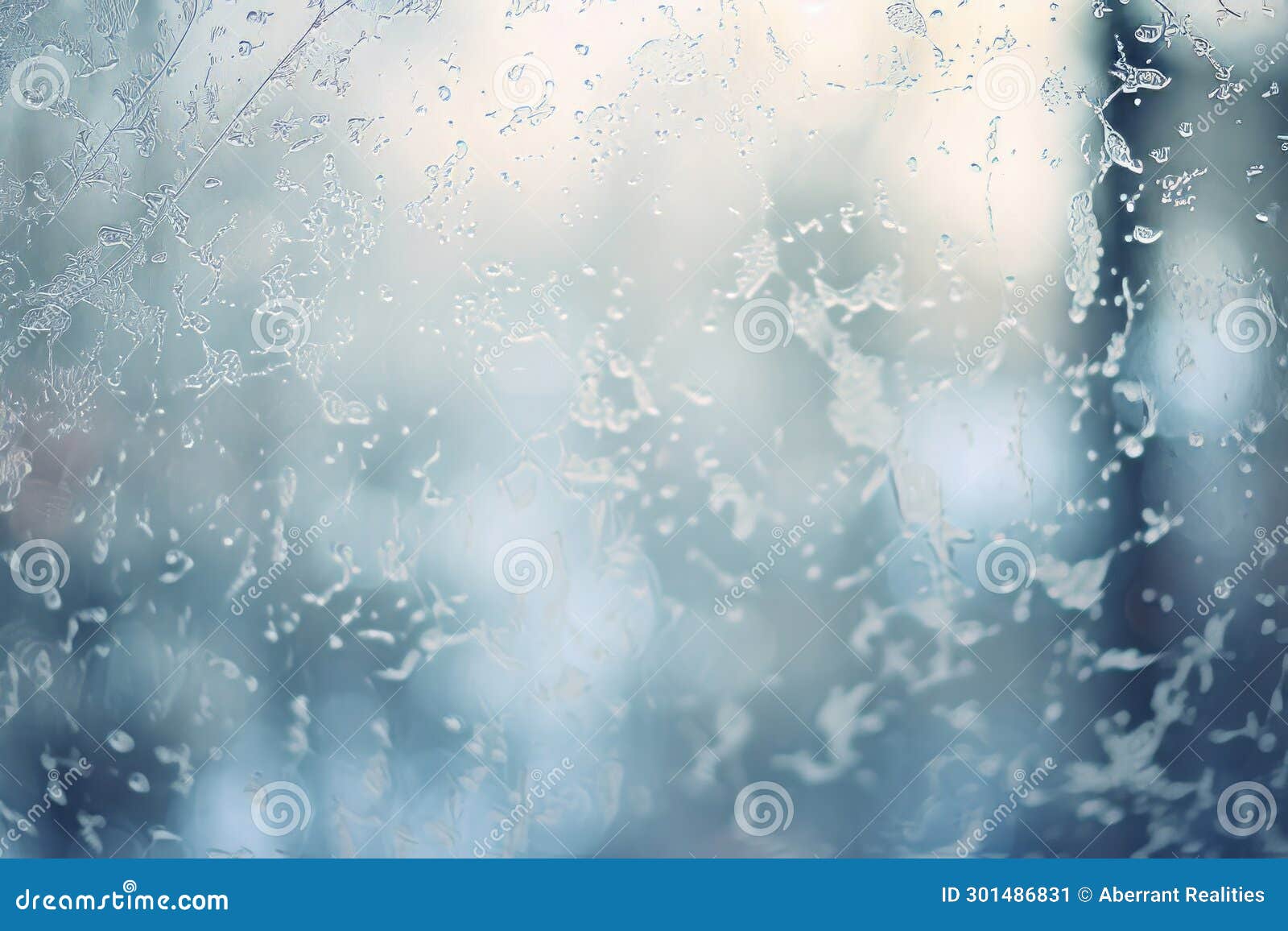 A Close Up of a Window with Water Droplets on it Stock Illustration ...