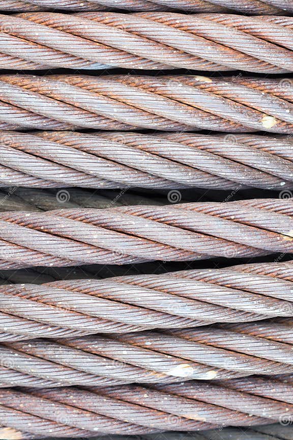 Close Up Wire Rope Background, Art Pattern Stock Photo - Image of ...