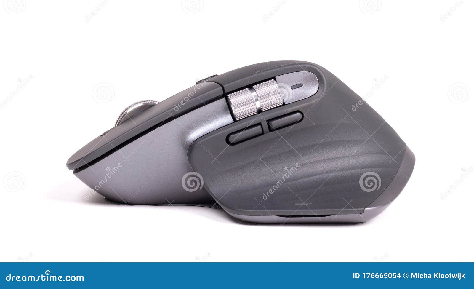 Close Up Wireless Computer Mouse Stock Photo - Image of computer ...