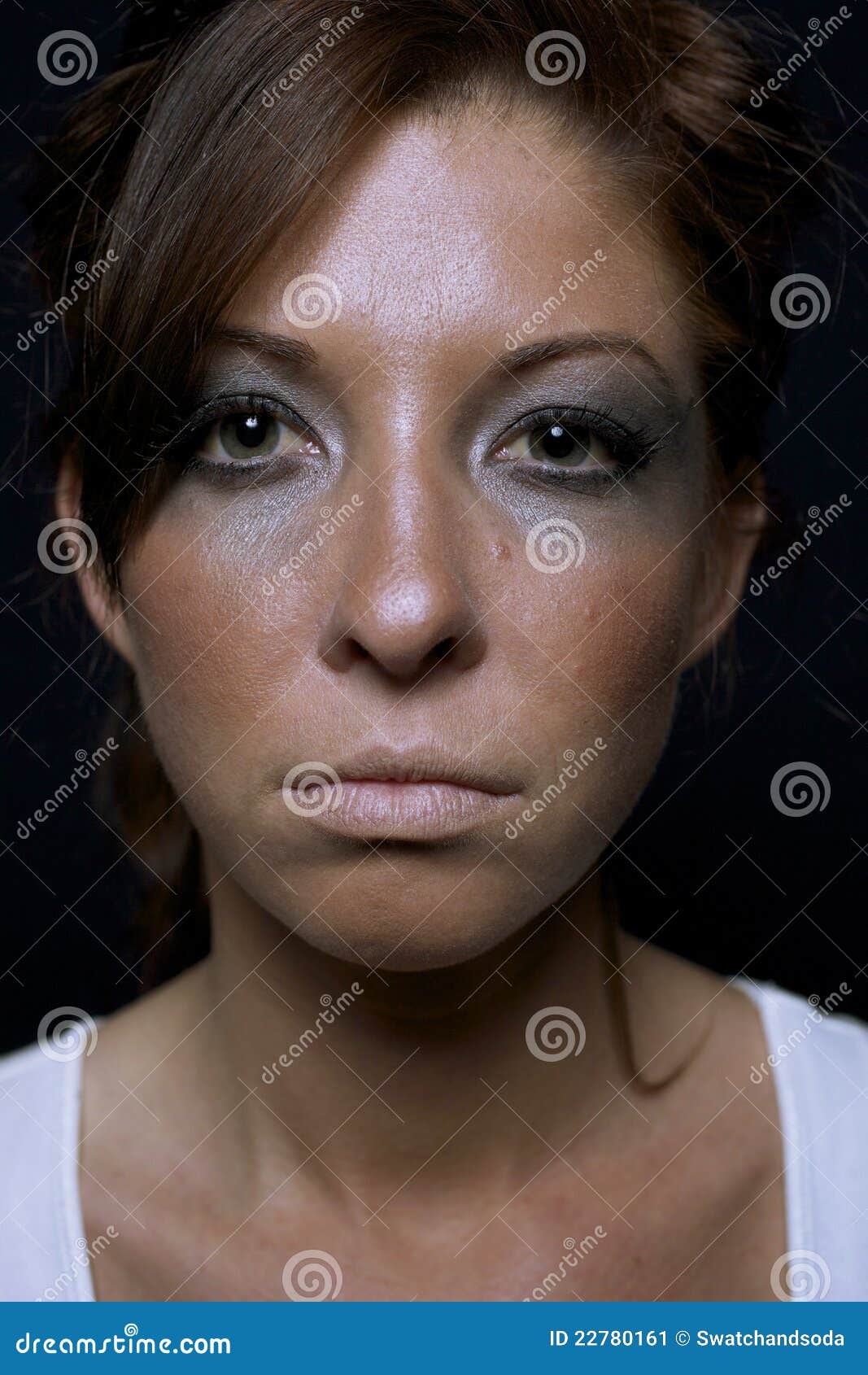 Close Up Woman in distress stock image. Image of camera - 22780161